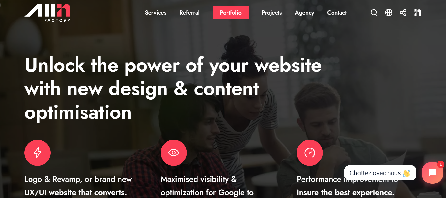 Beautiful Website Revamp Design & SEO | All-In Factory