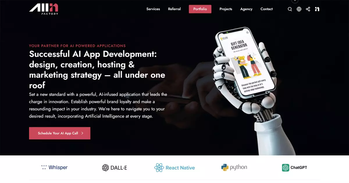 AI-Powered App Development | All-In Factory